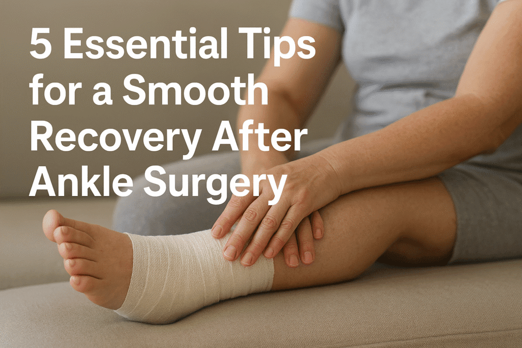 5 Essential Tips for a Smooth Recovery After Ankle Surgery